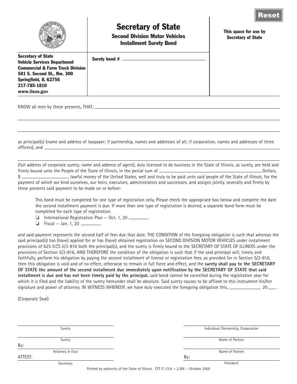 Form CFT IT12 - Fill Out, Sign Online and Download Fillable PDF ...