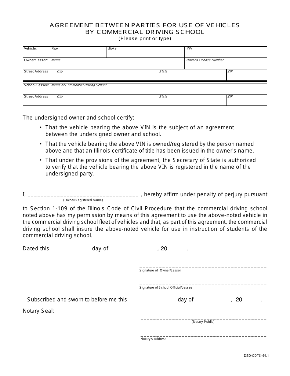 Form DSD CDTS-69 - Fill Out, Sign Online and Download Printable PDF ...