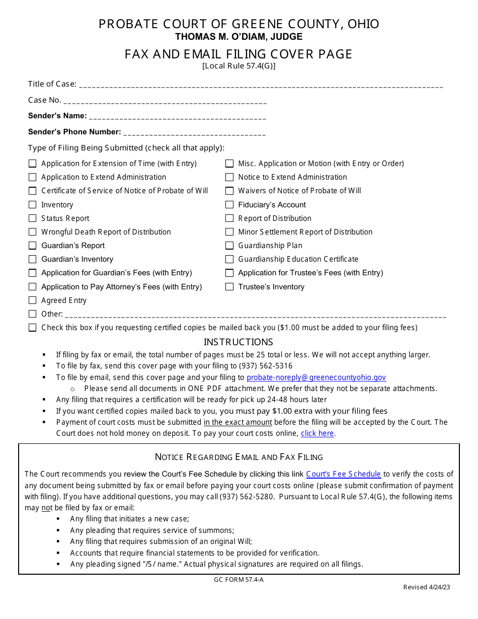 GC Form 57.4-A - Fill Out, Sign Online and Download Fillable PDF ...