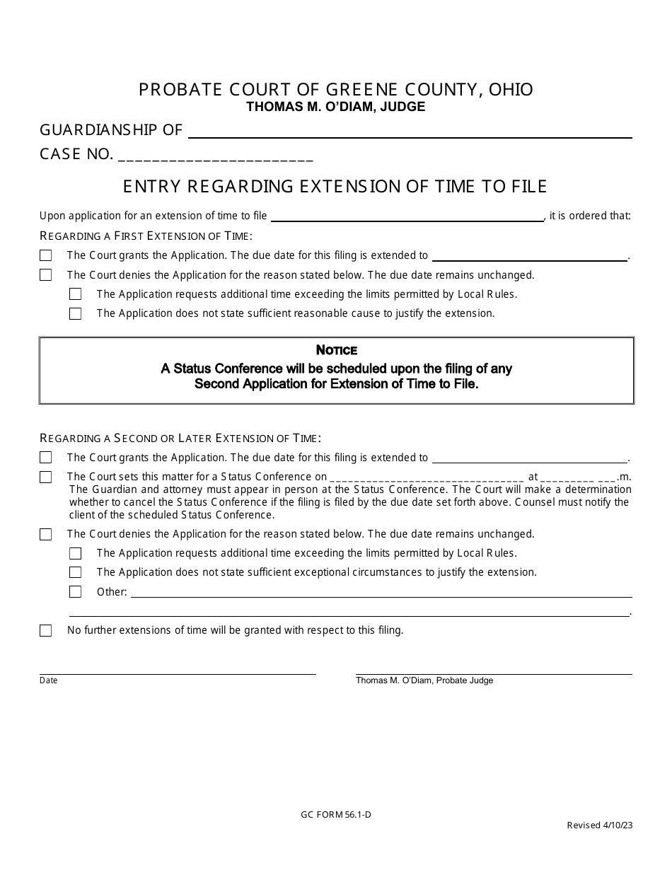 GC Form 56.1-D - Fill Out, Sign Online and Download Fillable PDF ...