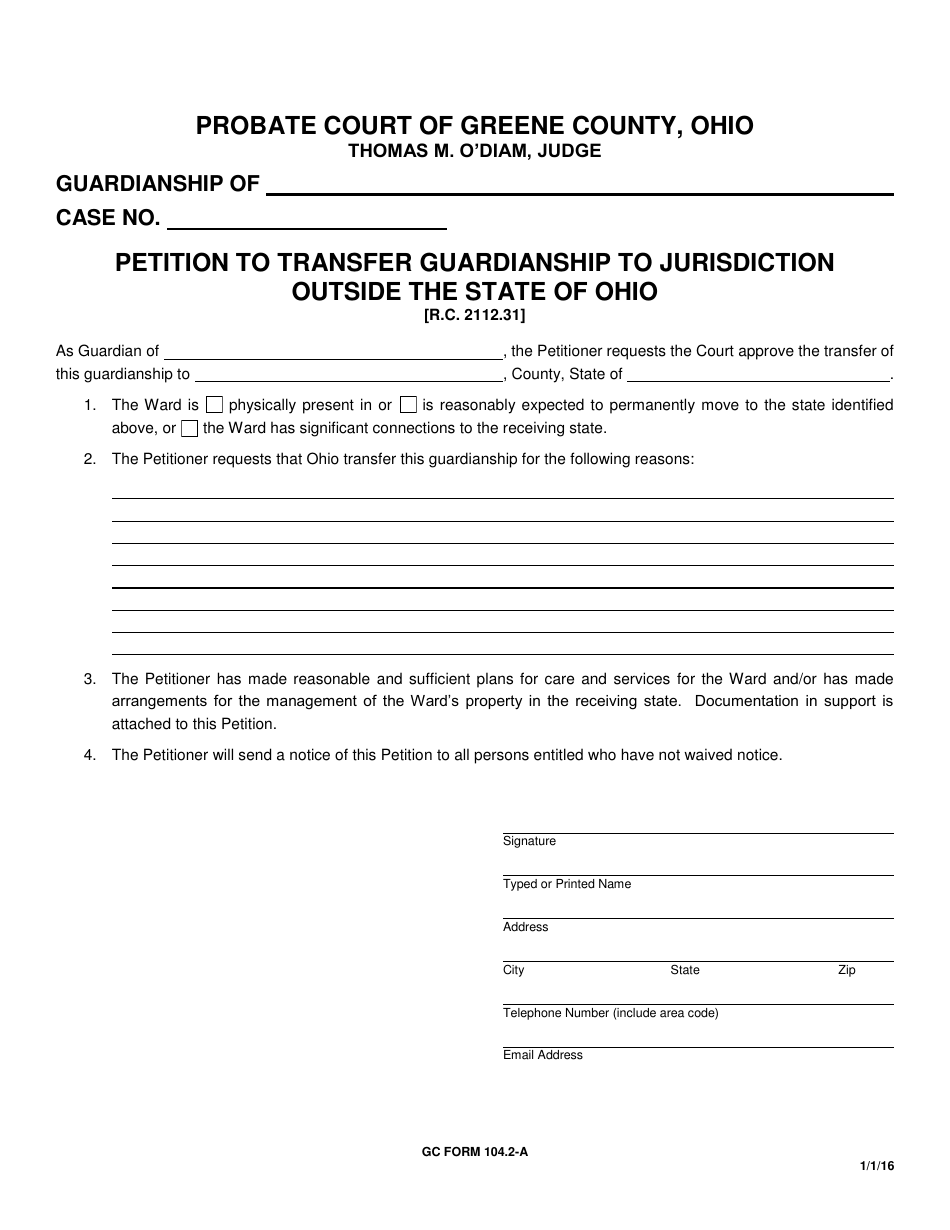 GC Form 104.2-A - Fill Out, Sign Online and Download Fillable PDF ...
