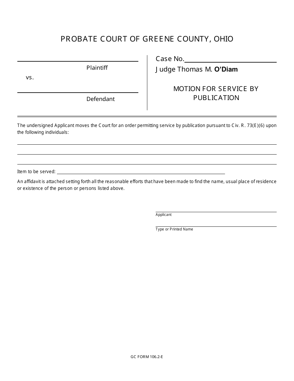 GC Form 106.2-E - Fill Out, Sign Online and Download Fillable PDF ...