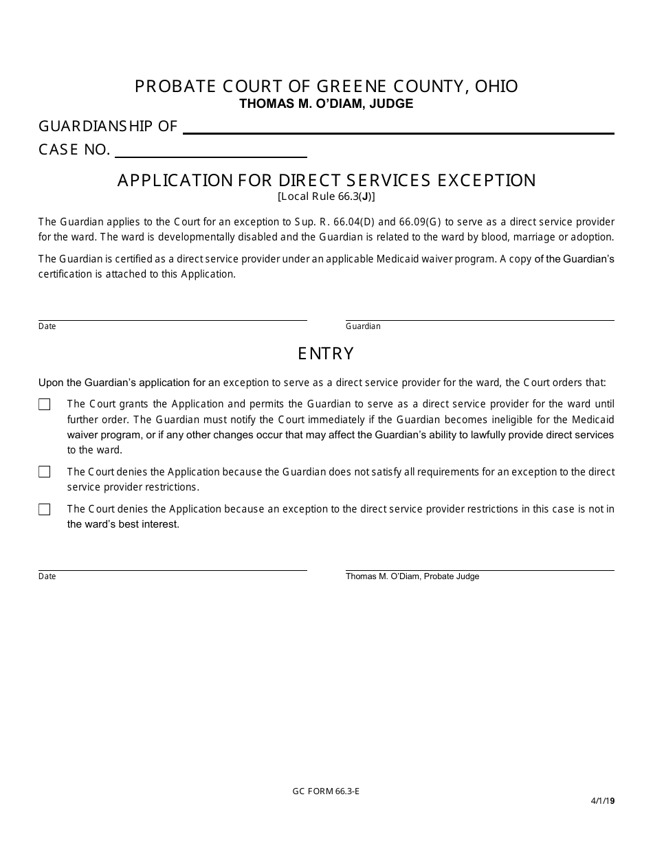 GC Form 66.3-E - Fill Out, Sign Online and Download Fillable PDF ...
