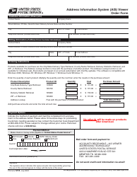PS Form 5111 Download Fillable PDF or Fill Online Address Information ...