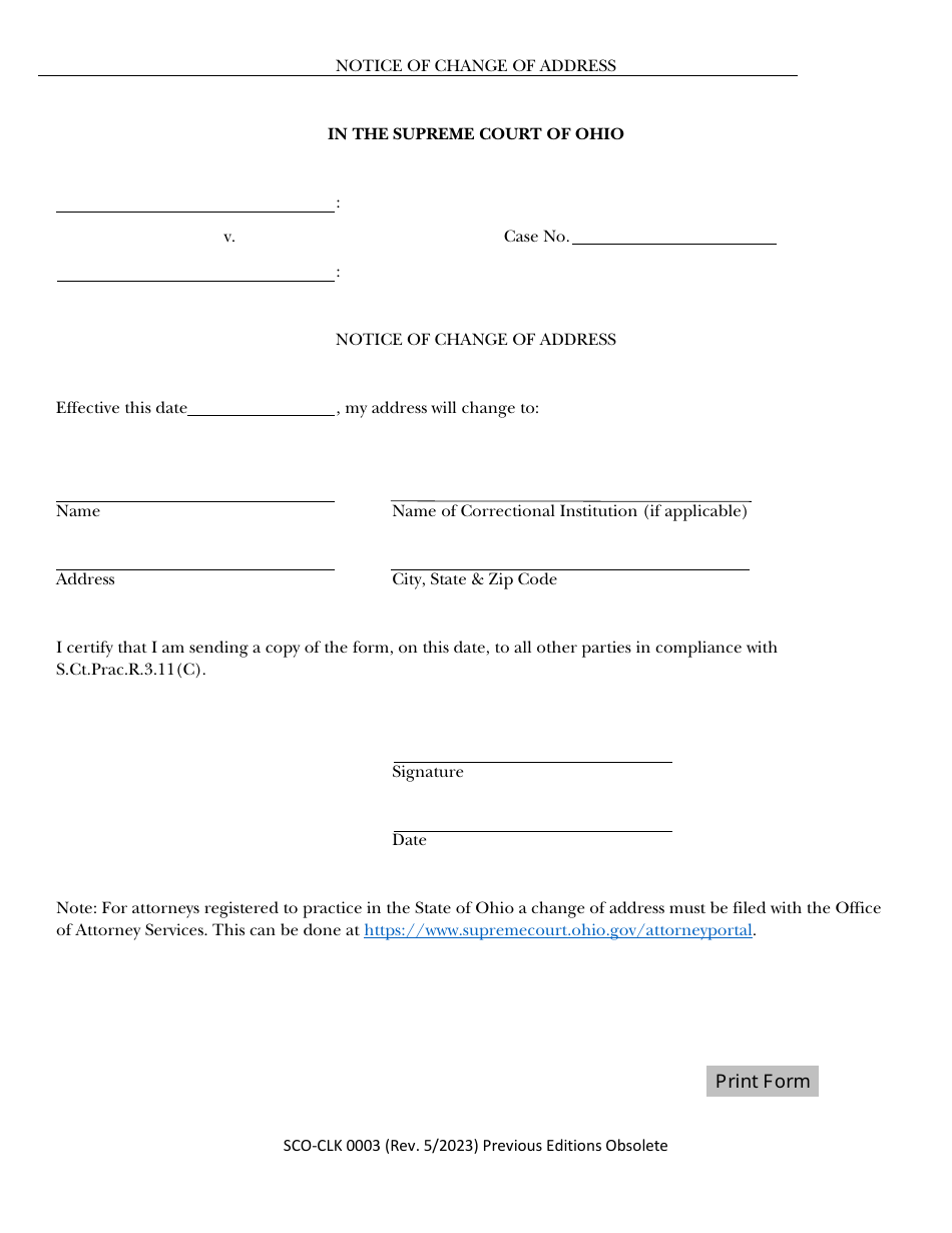 Form SCO-CLK0003 - Fill Out, Sign Online and Download Fillable PDF ...