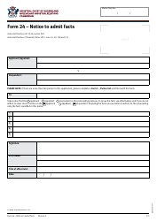 Form 24 - Fill Out, Sign Online and Download Fillable PDF, Queensland ...