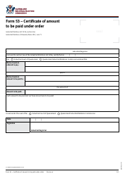 Form 53 - Fill Out, Sign Online and Download Fillable PDF, Queensland ...