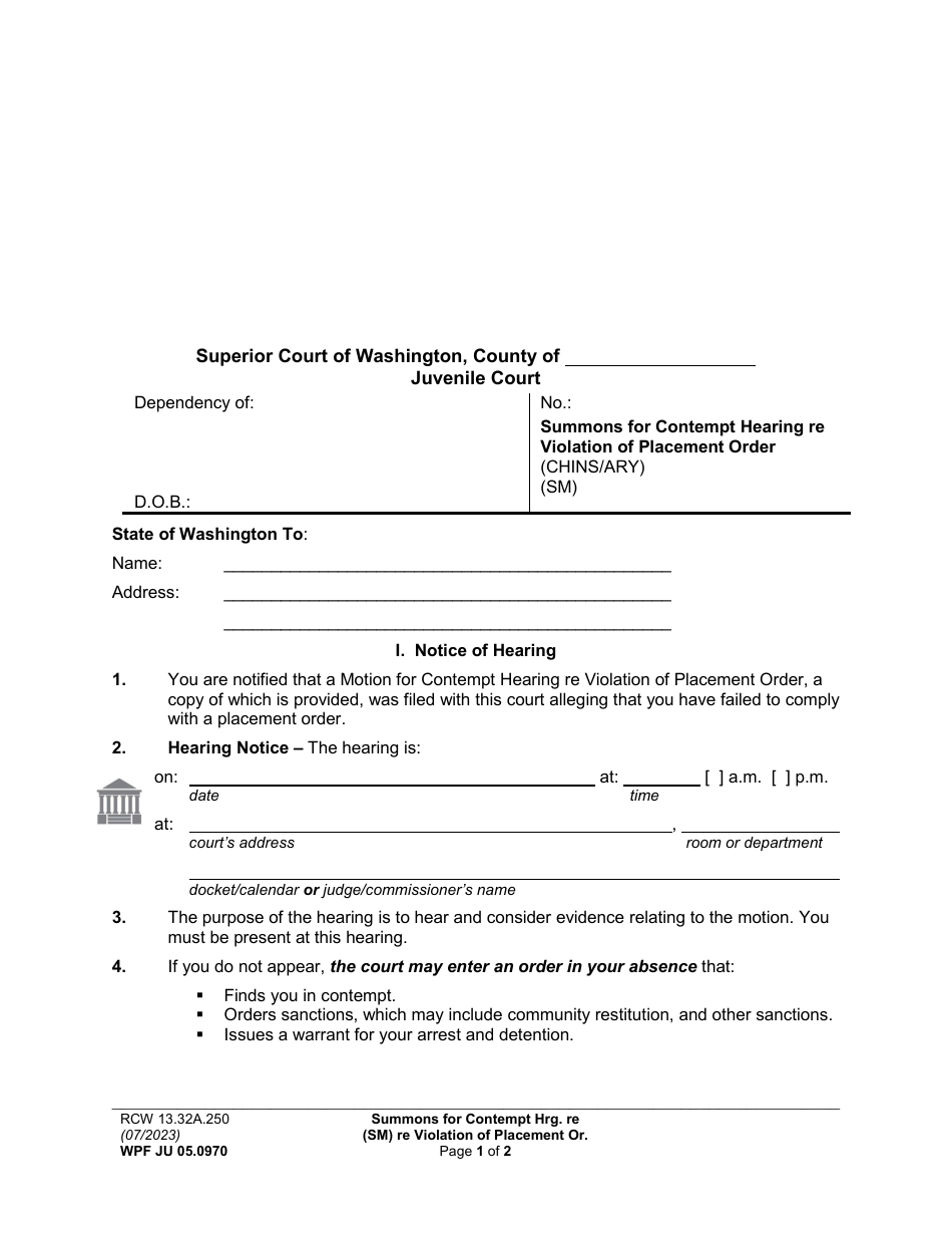 Form WPF JU05.0970 - Fill Out, Sign Online and Download Printable PDF ...
