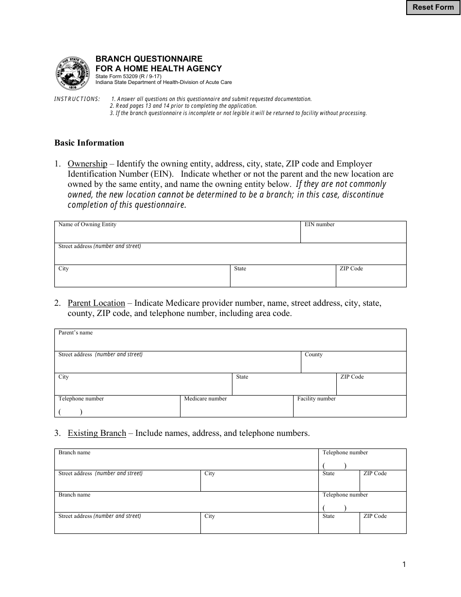 State Form 53209 - Fill Out, Sign Online and Download Fillable PDF ...