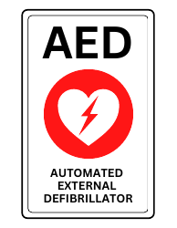 Aed Sign Template Download Printable PDF | Templateroller