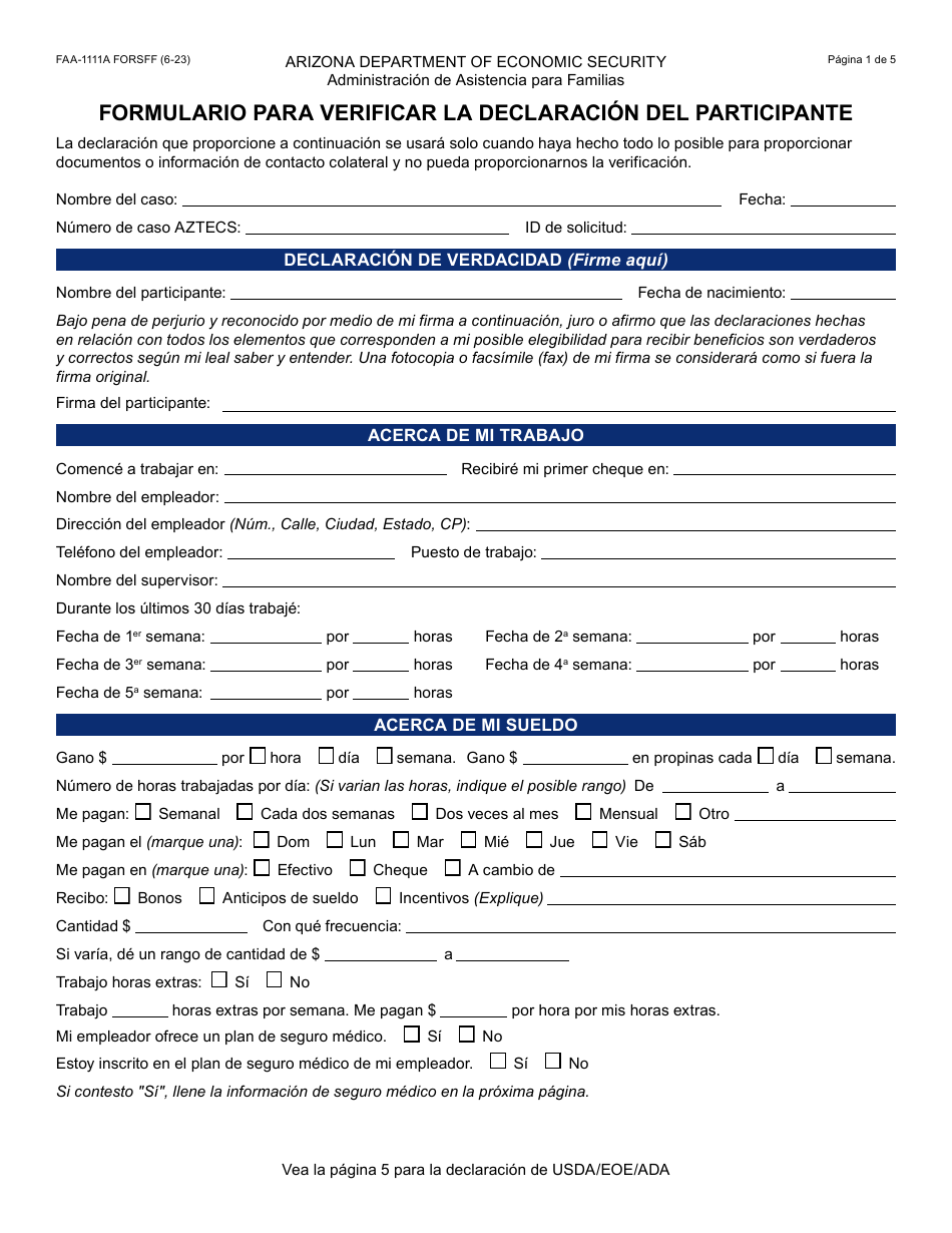 Form FAA-1111A-S - Fill Out, Sign Online and Download Fillable PDF ...
