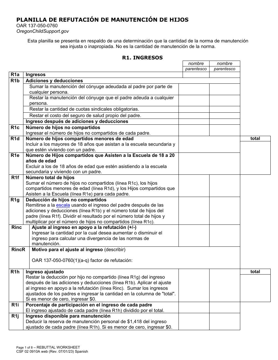 Formulario CFS02 0910A - Fill Out, Sign Online and Download Printable ...