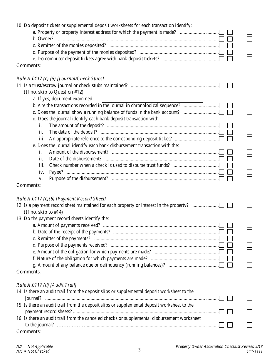 Form S11-1111 - Fill Out, Sign Online and Download Printable PDF, North Carolina | Templateroller