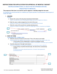 Download Instructions for Form CC16:2.41 Application for Approval of ...