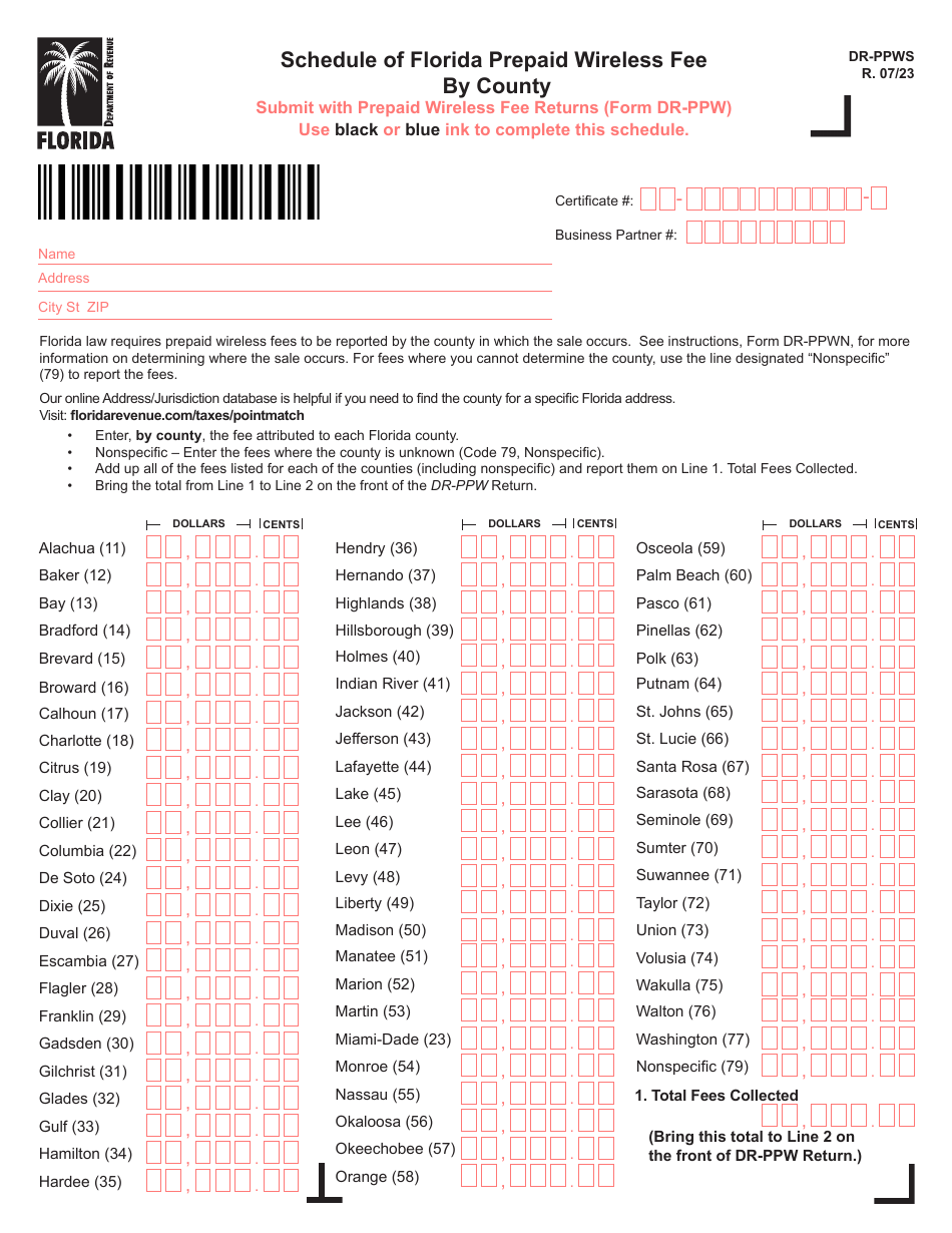 Form DR-PPWS - Fill Out, Sign Online and Download Printable PDF ...
