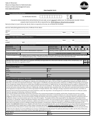 Form DOA-6460 - Fill Out, Sign Online and Download Fillable PDF, Wisconsin | Templateroller