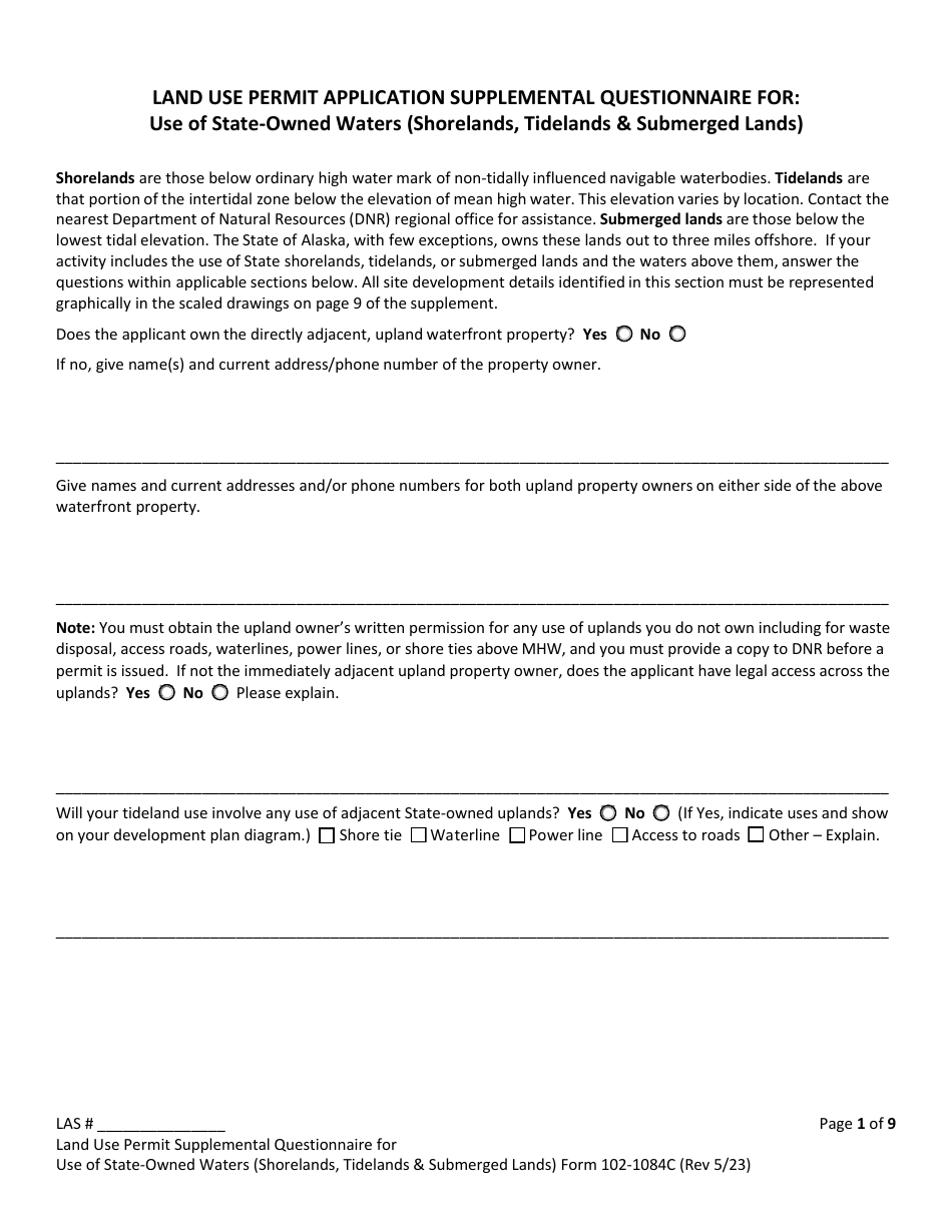 Form 102-1084C - Fill Out, Sign Online and Download Fillable PDF ...