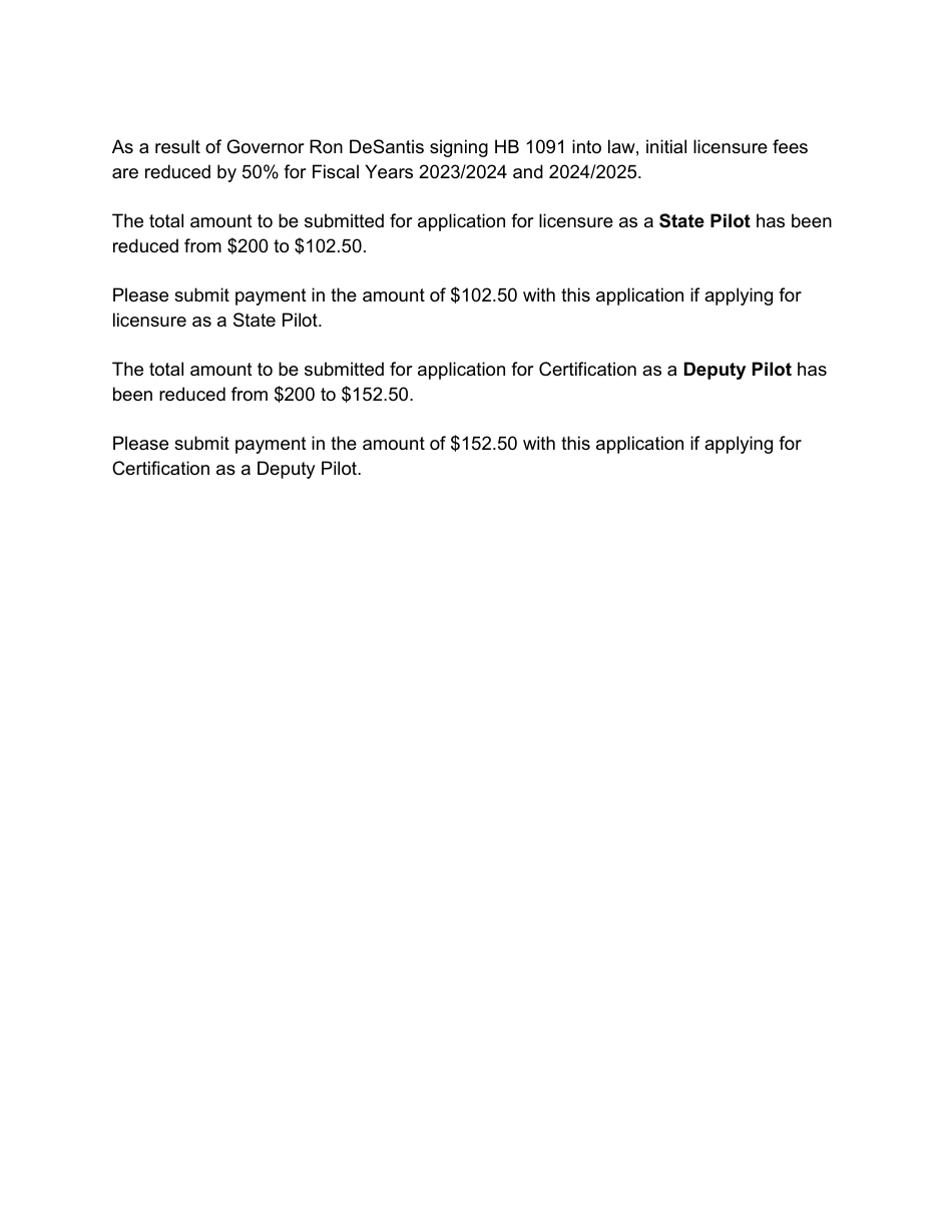 Form DBPR BOPC1 Download Printable PDF or Fill Online Application for ...