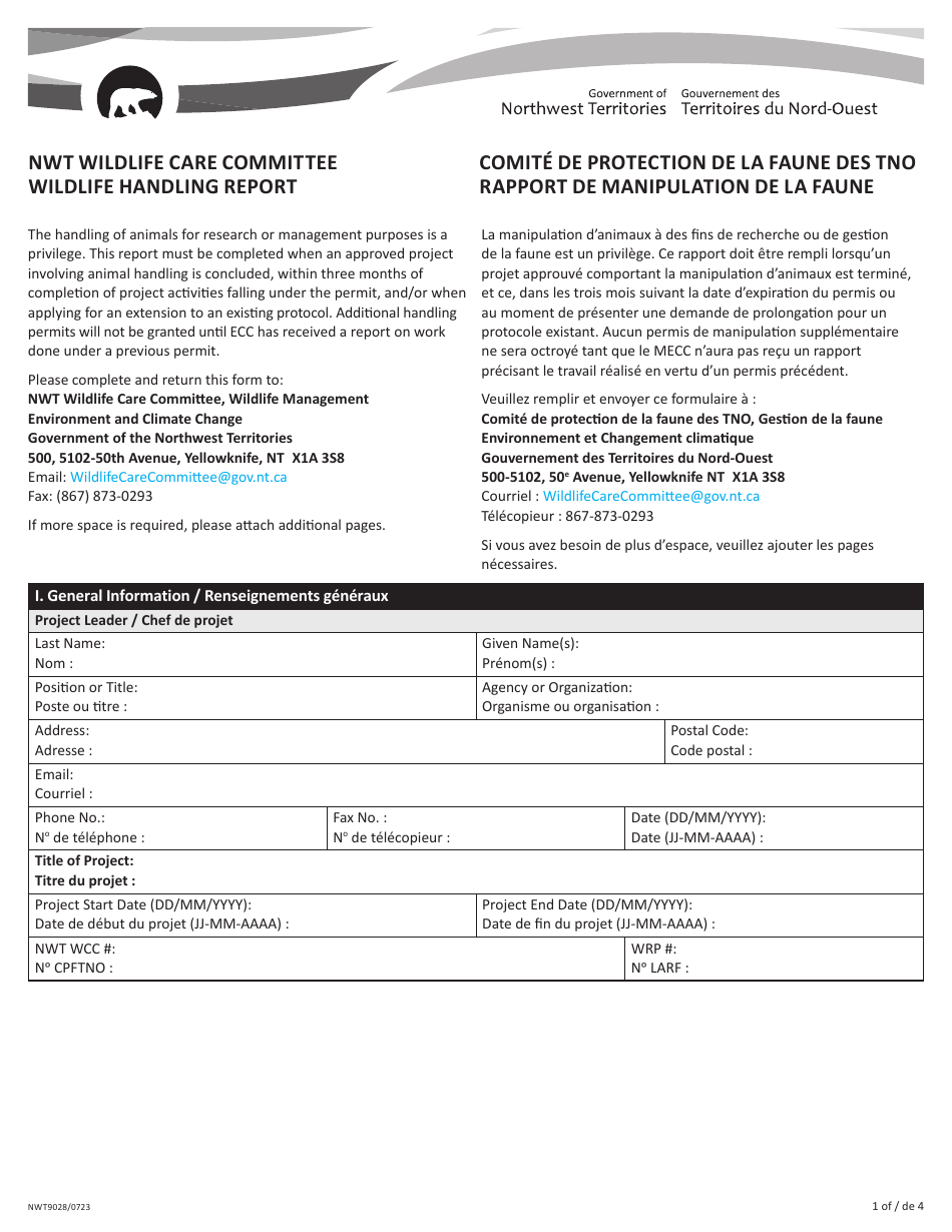 Form NWT9028 - Fill Out, Sign Online and Download Fillable PDF ...