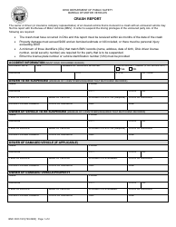 Form BMV3303 Download Printable PDF or Fill Online Crash Report, Ohio ...