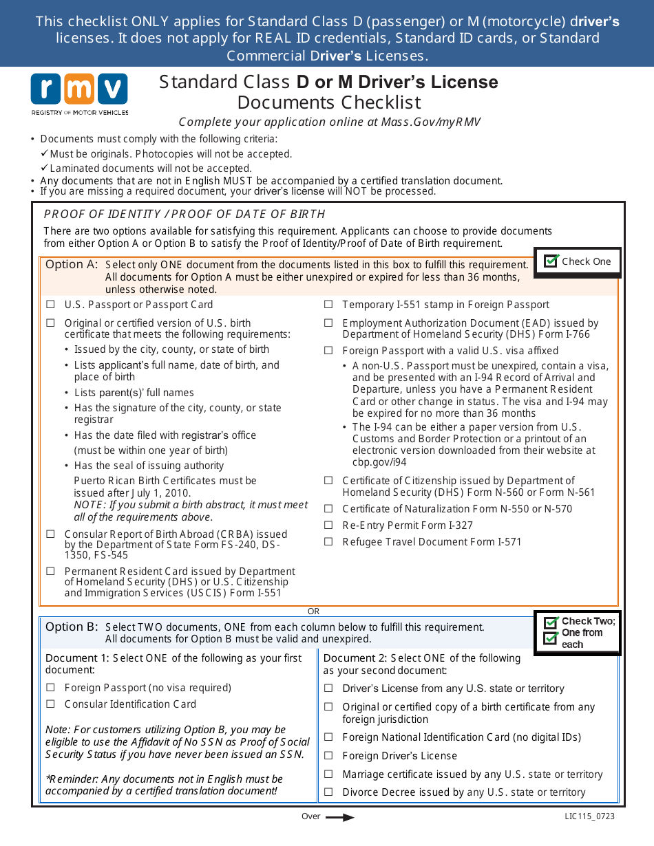 Form LIC115 - Fill Out, Sign Online and Download Printable PDF ...