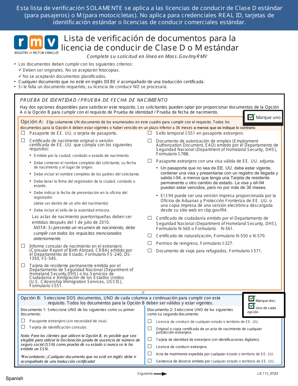 Formulario LIC115 - Fill Out, Sign Online and Download Printable PDF ...