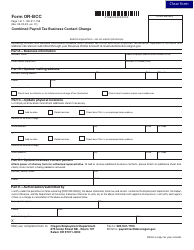 Form OR-BCC (150-211-159) - Fill Out, Sign Online and Download Fillable ...