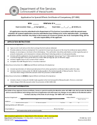 Form FP-006 Download Printable PDF or Fill Online Application for ...