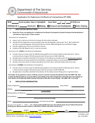 Form FP-058 Download Printable PDF or Fill Online Application for ...