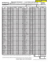 Form 10 Schedule I - Fill Out, Sign Online and Download Fillable PDF ...