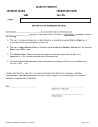 Form 700-00401 Download Fillable PDF or Fill Online Affidavit of ...