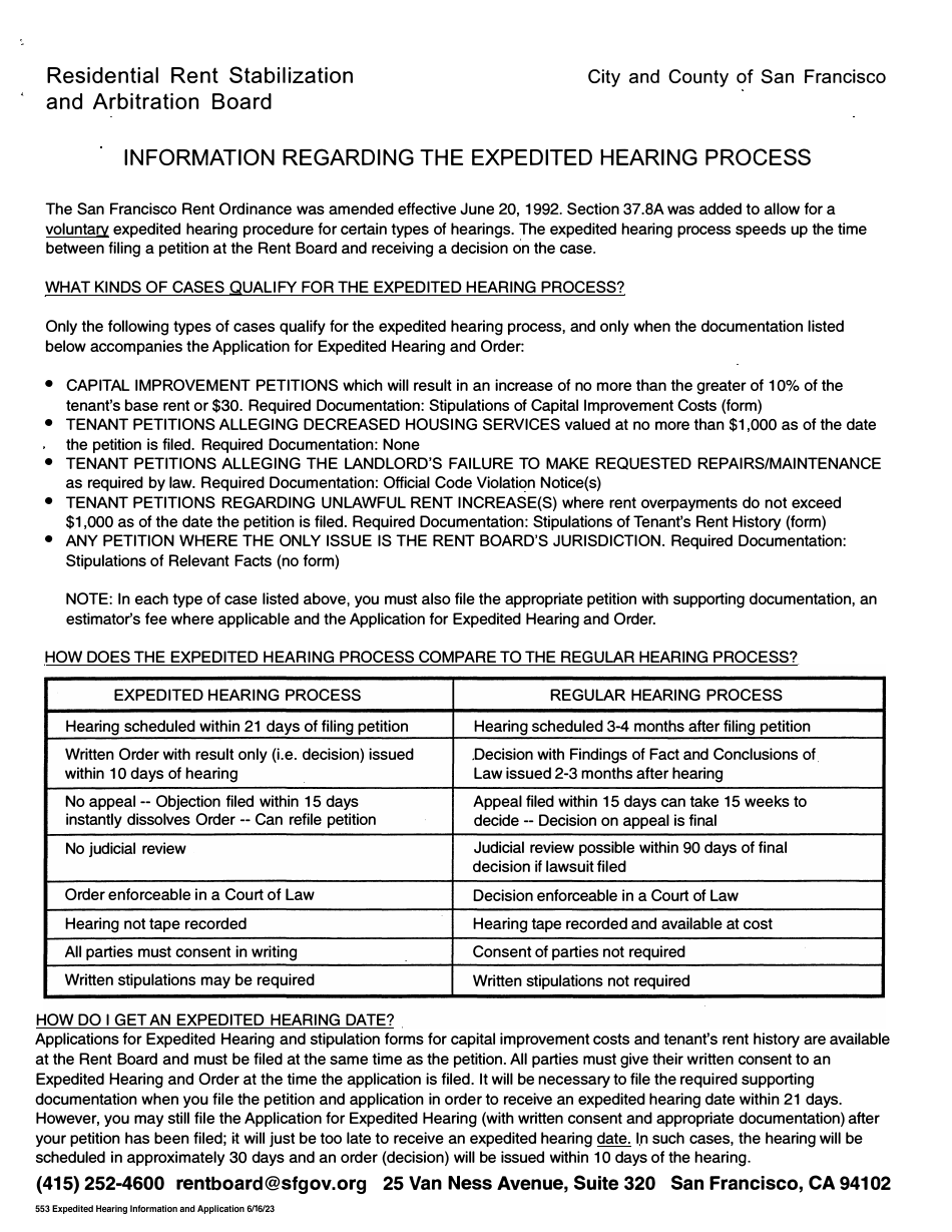Form 553 - Fill Out, Sign Online and Download Printable PDF, City and ...