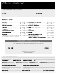 Uber Inspection Form - Fill Out, Sign Online and Download PDF ...