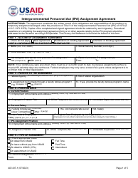 Form AID437-1 - Fill Out, Sign Online and Download Fillable PDF ...