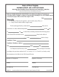 Form C-8 Download Printable PDF or Fill Online Nomination by Convention ...