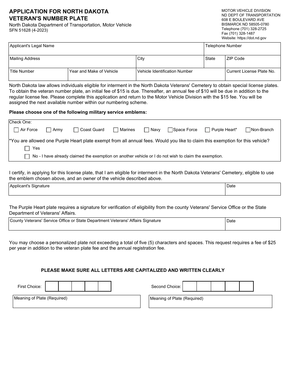 Application For 10 Point Veteran Preference Fillable Form - Printable ...