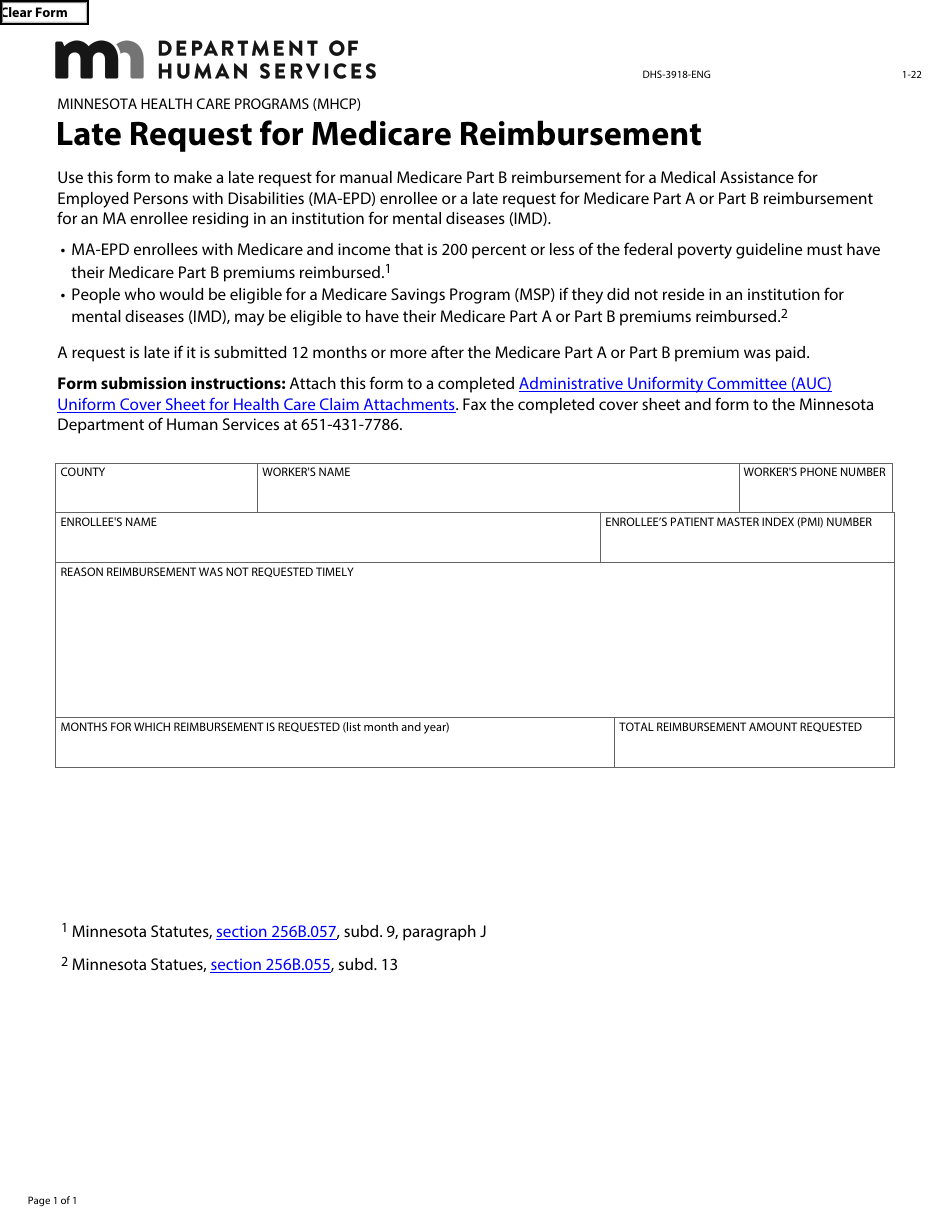 Form DHS-3918-ENG - Fill Out, Sign Online and Download Fillable PDF ...
