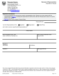 Form LAT003E - Fill Out, Sign Online and Download Fillable PDF, Ontario ...