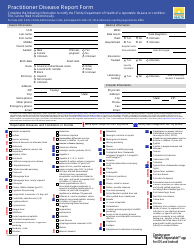Florida Practitioner Disease Report Form - Fill Out, Sign Online and ...