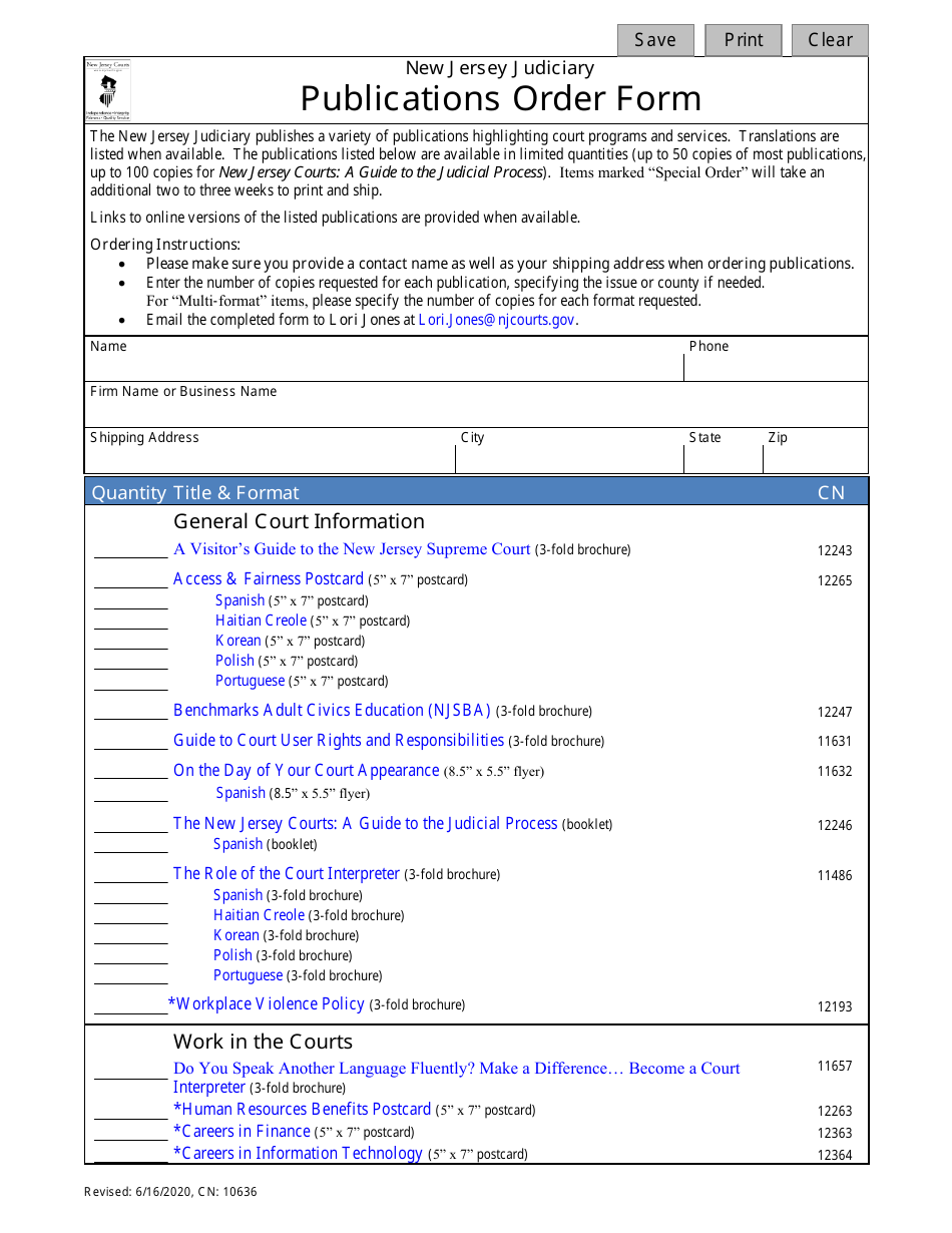 Form 10636 - Fill Out, Sign Online and Download Fillable PDF, New ...