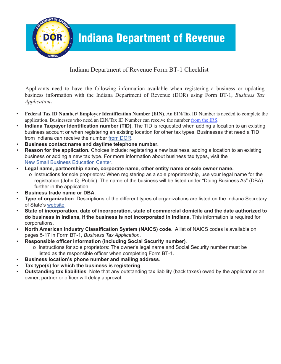 Form BT-1 (State Form 43760) - Fill Out, Sign Online and Download ...