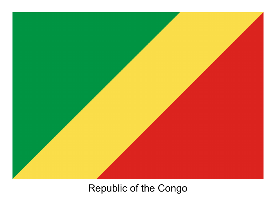 Republic of the Congo Flag Template Download Printable PDF | Templateroller