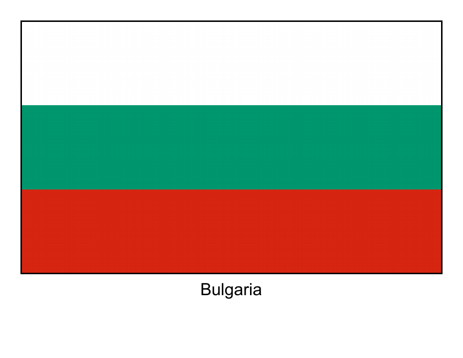 Bulgaria Flag Template Download Printable PDF | Templateroller