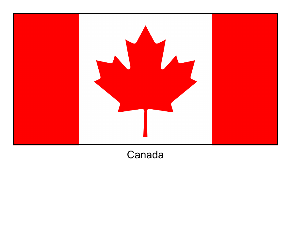 Canada Flag Template Download Printable PDF | Templateroller
