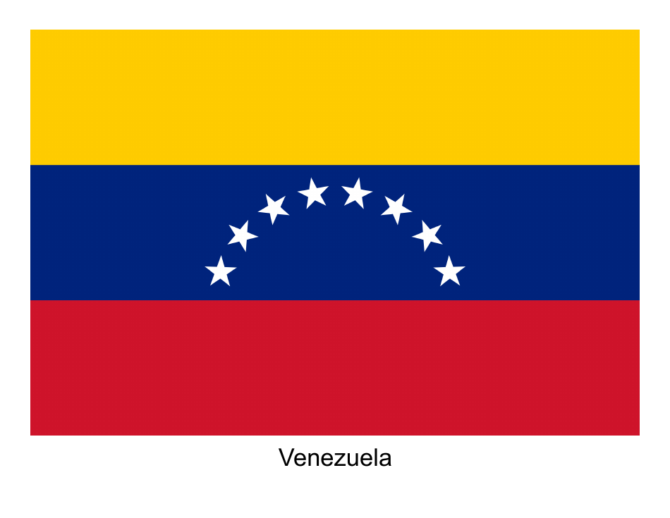 Venezuela Flag Template Download Printable PDF | Templateroller