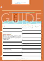 City Guide Book Template Download Printable PDF | Templateroller