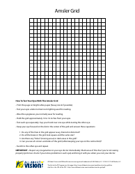 Amsler Grid Template Download Printable PDF | Templateroller