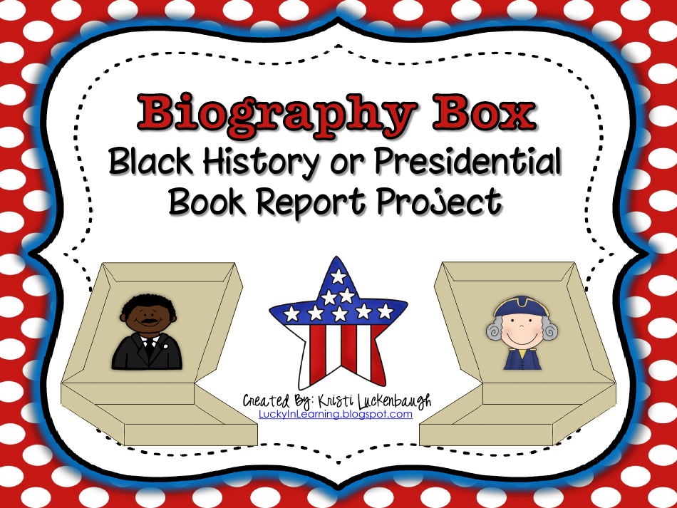 Biography Box Project Templates - Lucky in Learning Download Printable ...