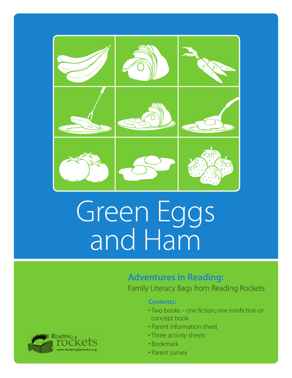 Green Eggs and Ham Reading Activity Sheet Download Printable PDF ...