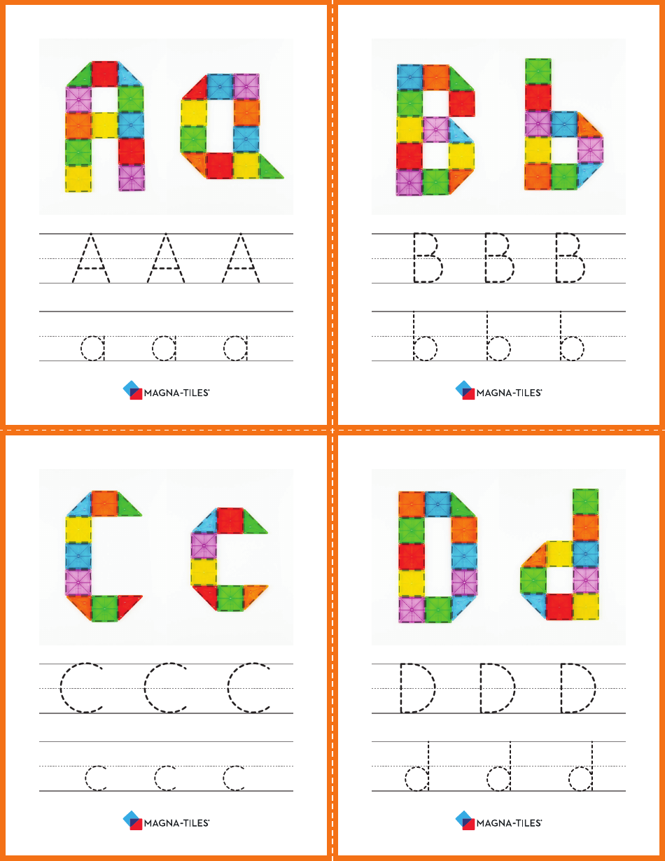 Alphabet Play Card Templates Download Printable PDF | Templateroller
